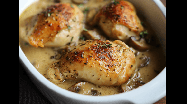 Cream Of Mushroom Chicken Recipe - Easy Comfort Food